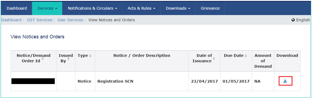GST Portal: Notices And Demand Orders - Learn by Quicko