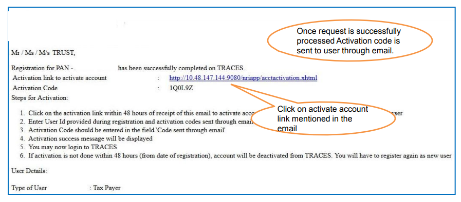 How to Activate TRACES Account? - Learn by Quicko