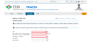 TRACES Taxpayer Registration Process - Learn by Quicko