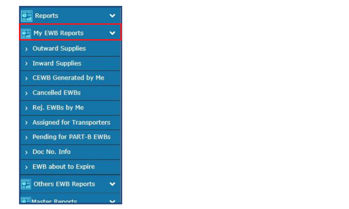 e-Way Bill Portal : Generating Reports - Learn by Quicko