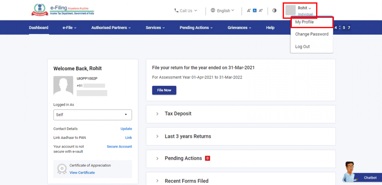 Generate Static Password on New IT Portal - Learn by Quicko