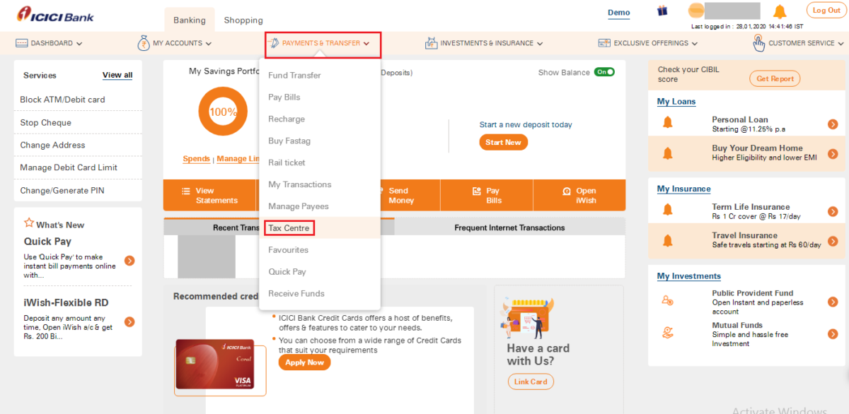 How to e-Verify ITR using ICICI NetBanking? - Learn by Quicko