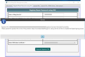 DSC Utility: Generate Signature File to Register DSC - Learn by Quicko