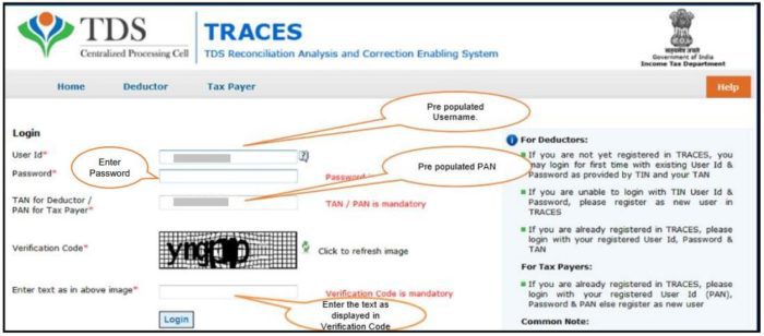 Form 26QC Correction on TRACES using Netbanking - Learn by Quicko