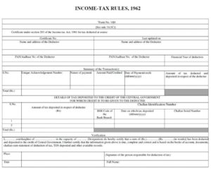 TDS Certificate : Form 16D Details - Learn by Quicko