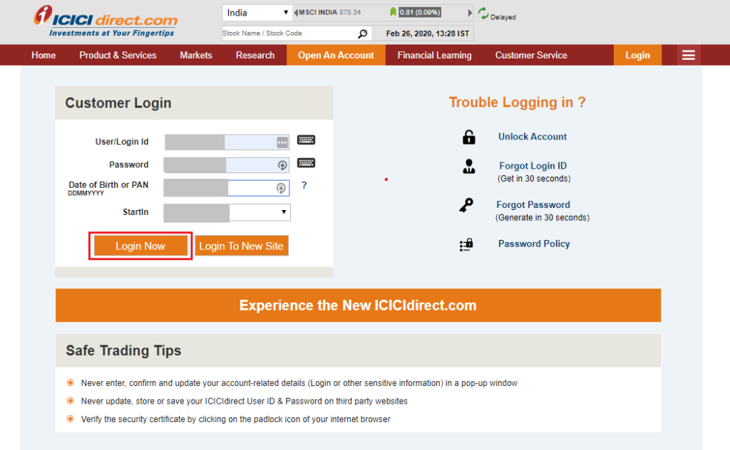 Download Profit and Loss Report from ICICI Direct - Learn by Quicko